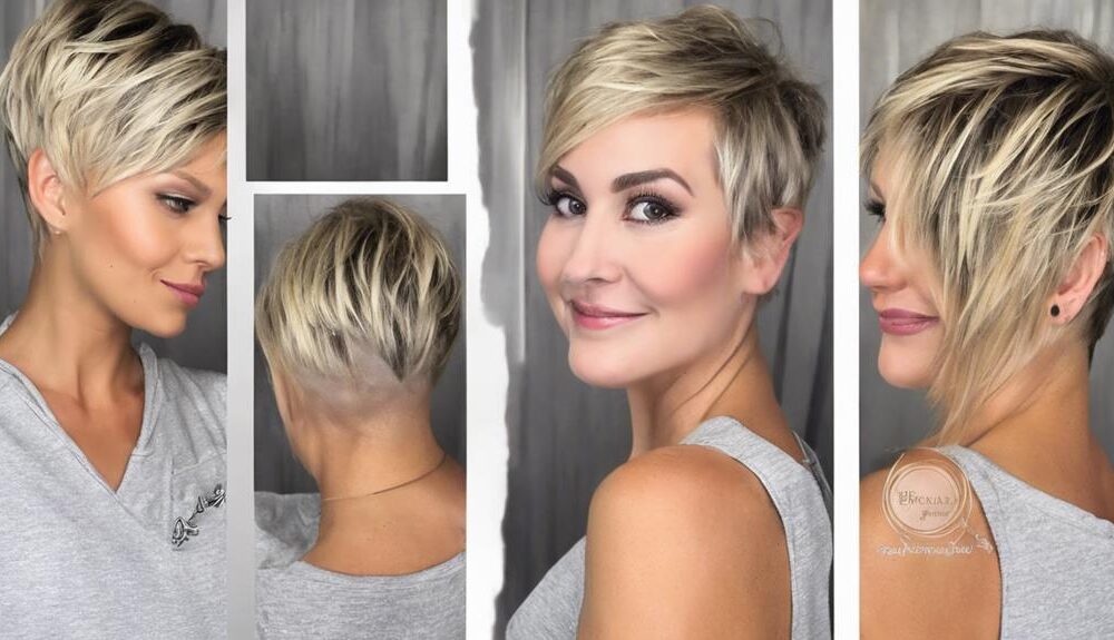 7 Steps to Conceal Extensions in Very Short Pixie Cut - Nightingale Studio